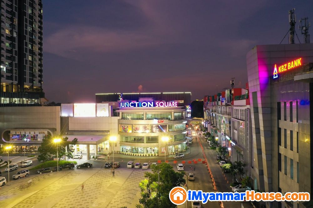 အကျယ်အဝန်း (34'×50') Junction square ဘေး shophouseမှ တစ်လွှာချင်းငှားမည ...